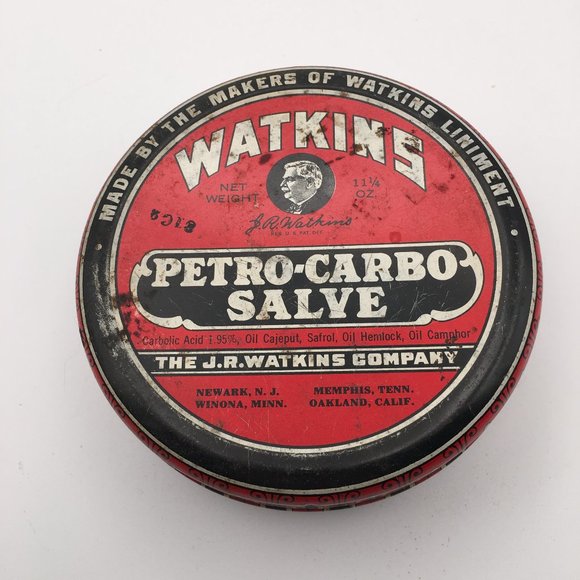 JR Watkins | Other | Vintage Watkins Petrocarbo Salve | Poshmark